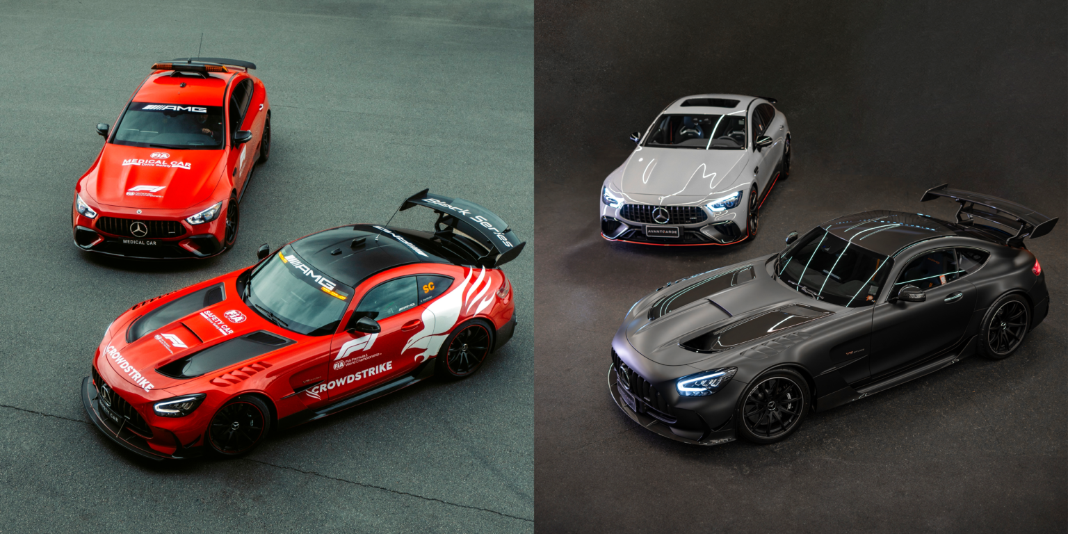 Modelos Mercedes-Benz da Fórmula 1 na Avantgarde | Avantgarde